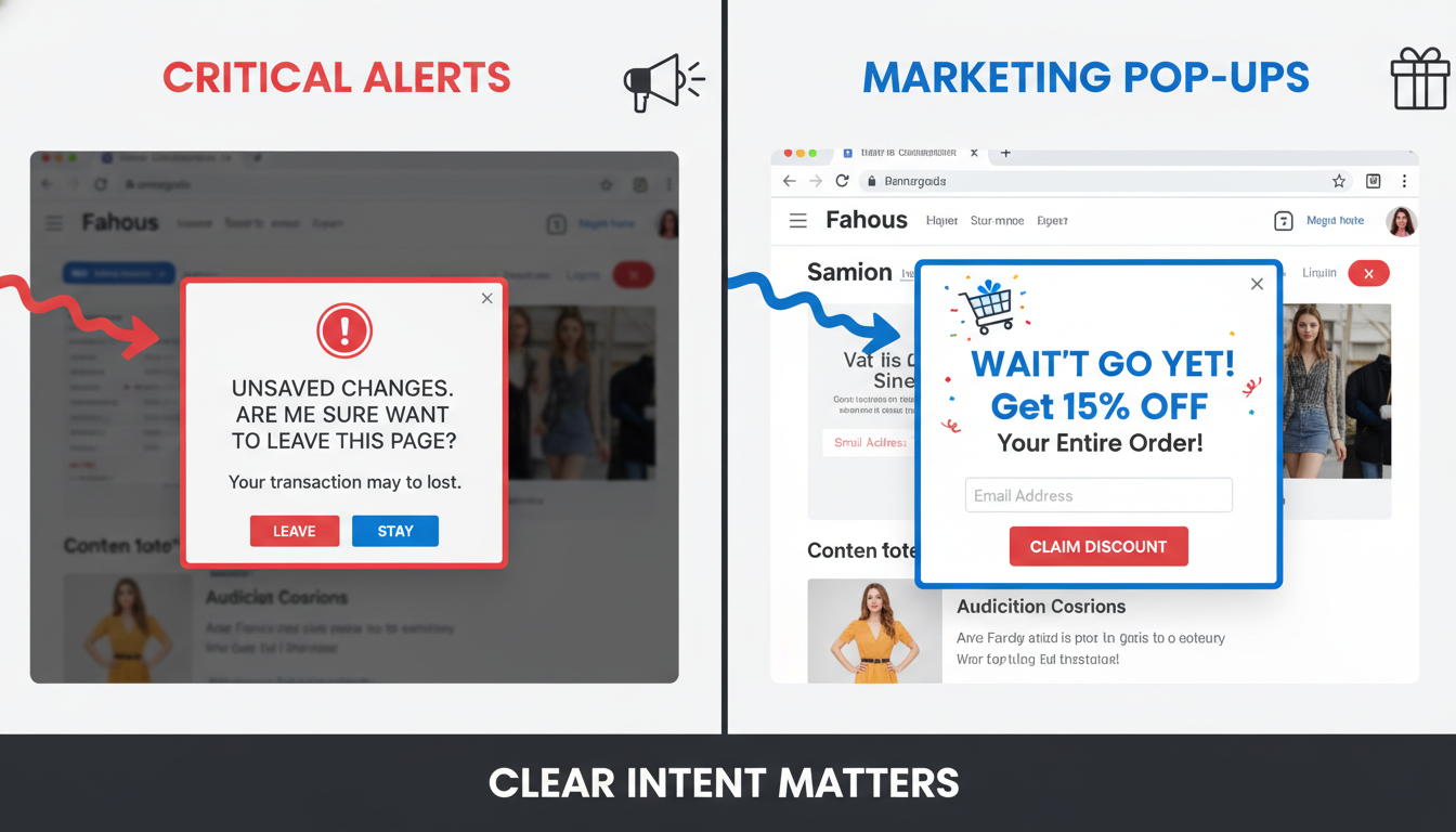 Alert vs Popups: Key Differences, Use Cases, and Best Practices - Poper